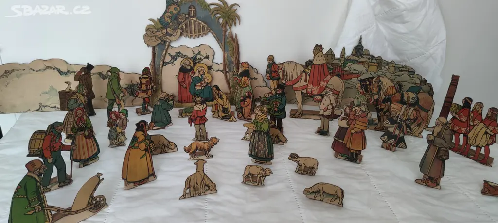 Starožitný Betlém Josef Jaroslav Wenig,vintage - Třebíč - Bazar - Sbazar.cz