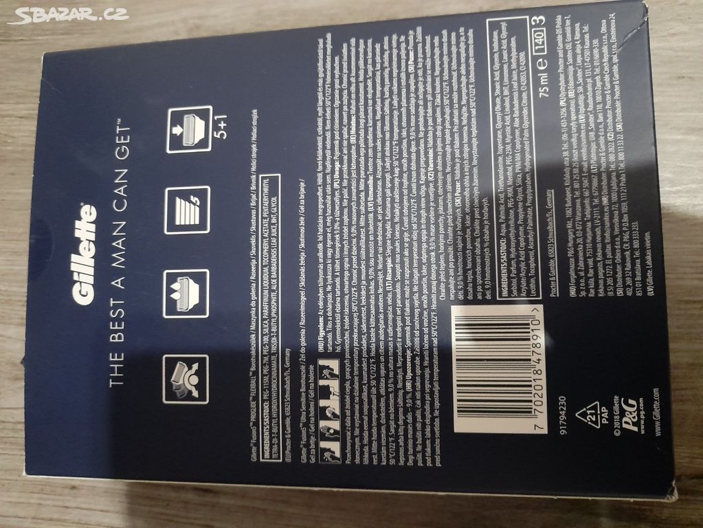 Holící strojek Gillette-fusion 5 proglide. - Opava - Sbazar.cz