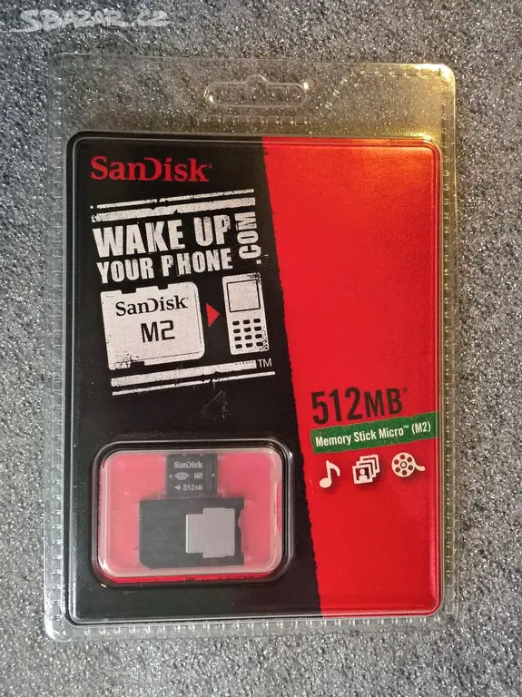 SanDisk 512MB M2 paměťová karta nová - Olomouc - Bazar - Sbazar.cz
