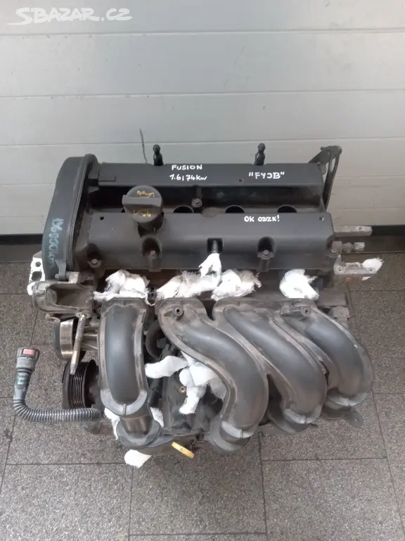 Motor Ford FUSION, FIESTA V 1.6i 74kW kód FYJB - Petřvald - Bazar ...