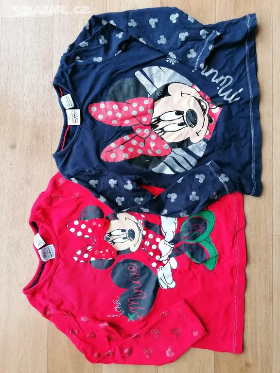 MINNIE MOUSE 3-4 roky tričko DISNEY dlouhý rukáv - Květnice - Bazar ...