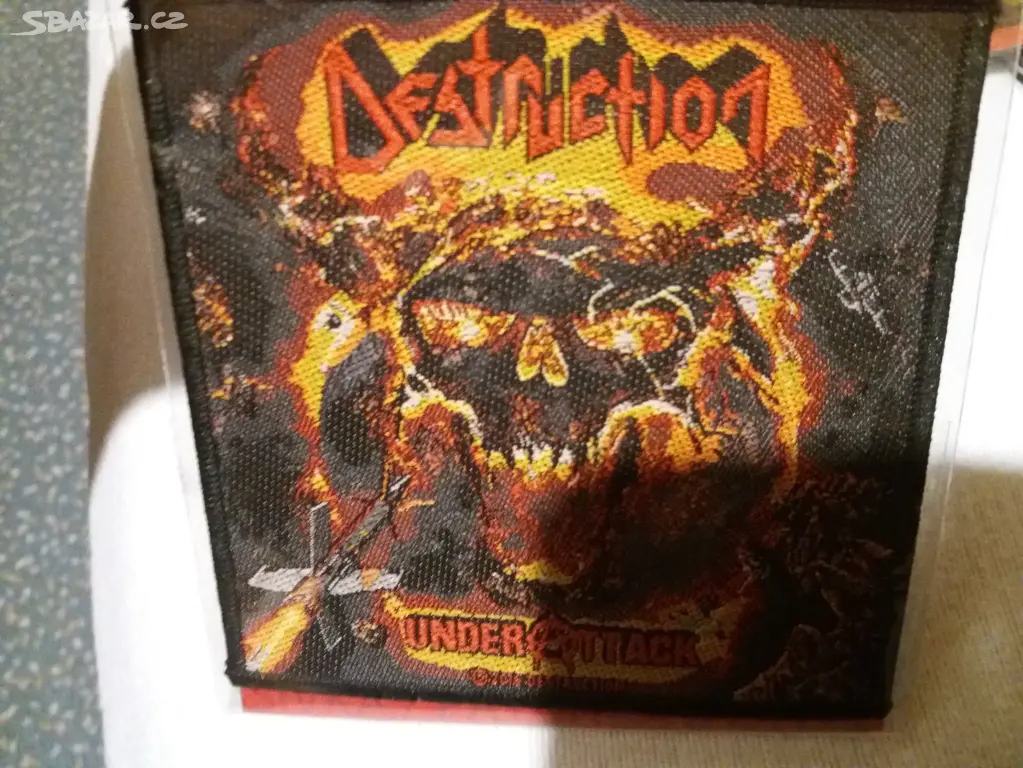 Patch - nášivka metel DESTRUCTION - Under Attack - Praha - Bazar - Sbazar.cz