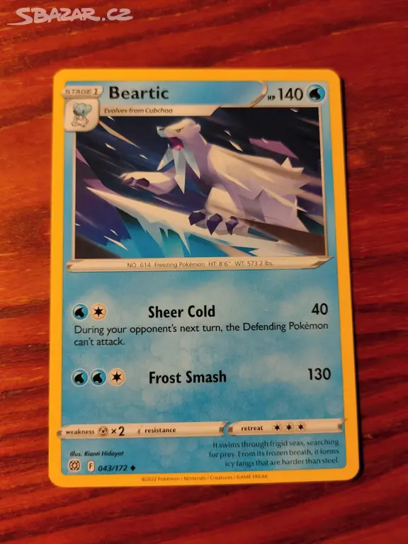 Pokémon - Beartic - Praha - Bazar - Sbazar.cz