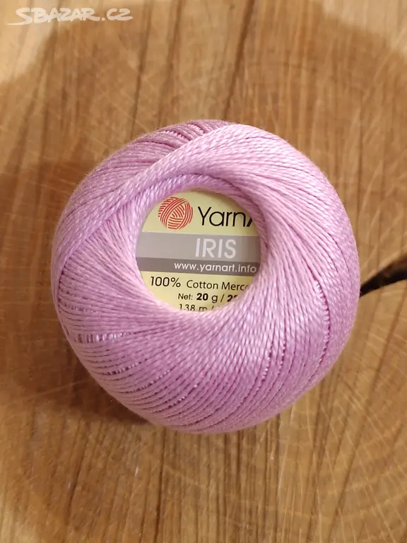 Bavlněná příze háčkovací Iris 20 g starorůžová - Mžany - Bazar - Sbazar.cz