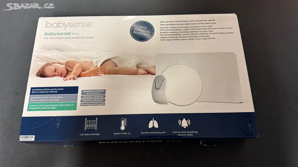 Monitor dechu BABYSENSE 2 Pro - Praha, Vokovice - Bazar - Sbazar.cz