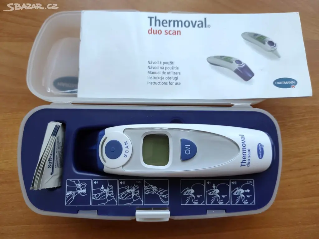 Teploměr Hartmann Thermoval duo scan - Příbram, Příbram I - Bazar - Sbazar.cz
