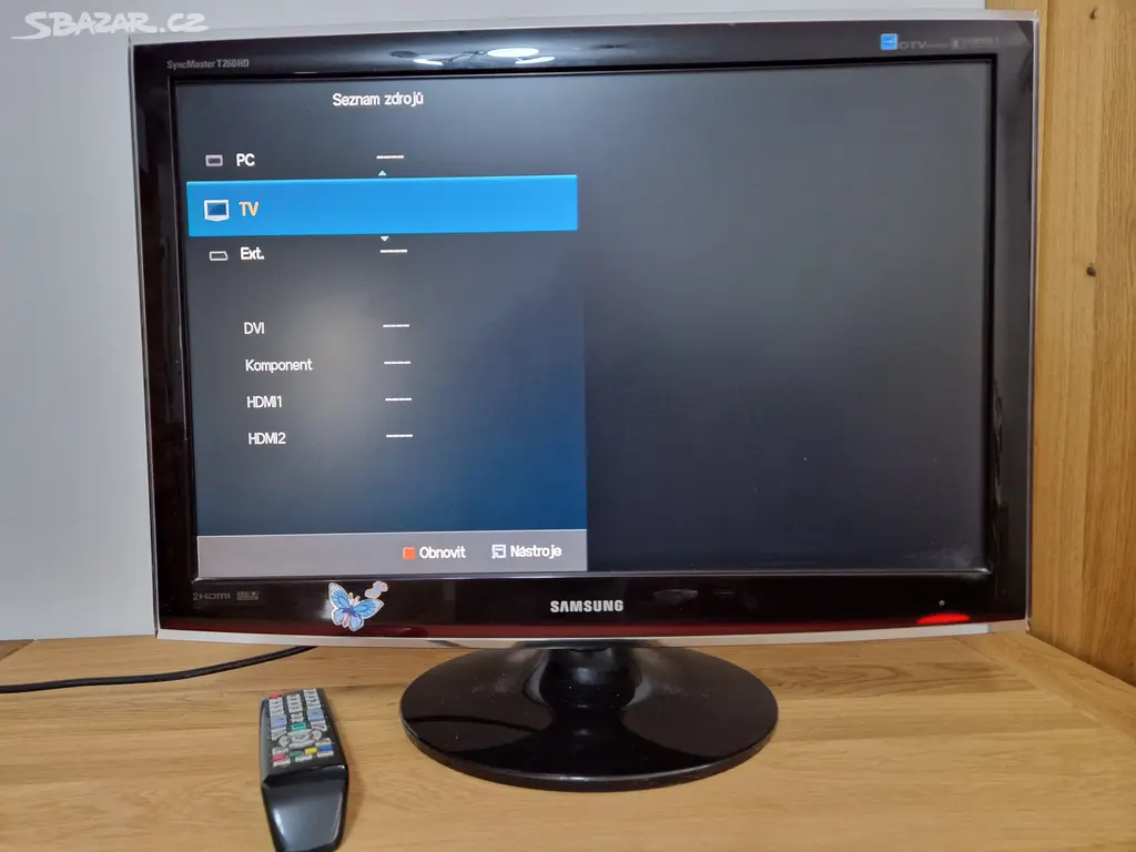 LCD TV / Monitor Samsung SyncMaster T260HD - Praha, Stodůlky - Bazar ...