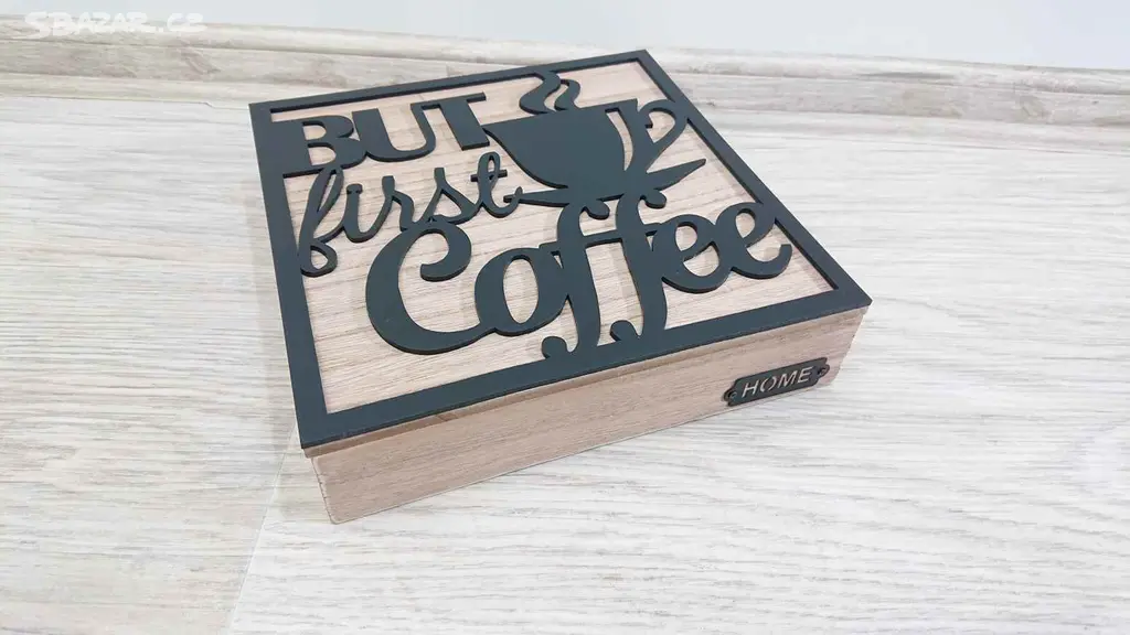 Dřevěný box na kávové kapsle Clayre & Eef - Hradec Králové, Plotiště ...