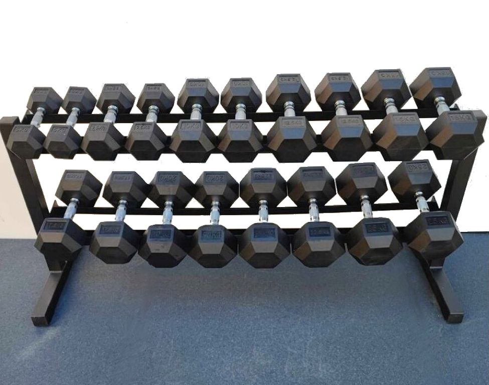 jednoručky činky - HEXA - sada 275kg - Plzeň - Sbazar.cz