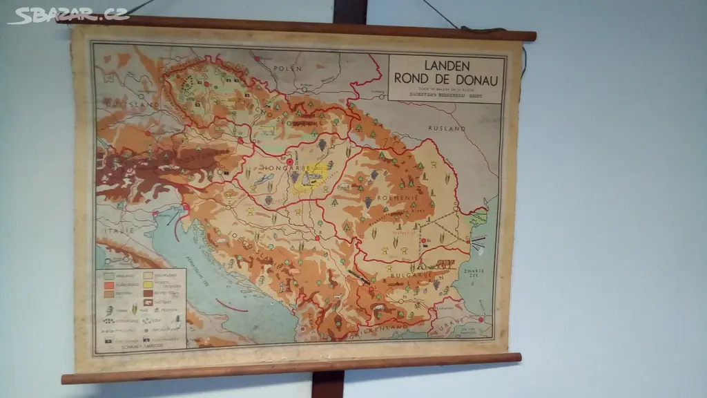 Stará mapa. - Doloplazy - Bazar - Sbazar.cz