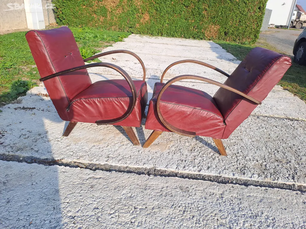 kožená - koženková křesla J. HALABALA - Pardubice - Bazar - Sbazar.cz