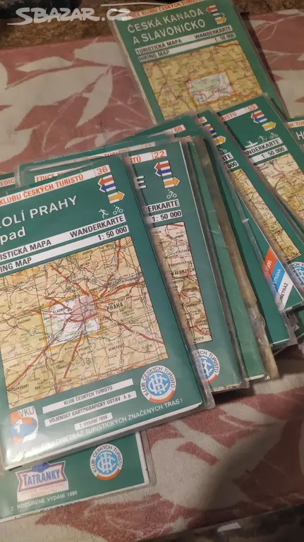 Turistické mapy - Kolín - Bazar - Sbazar.cz