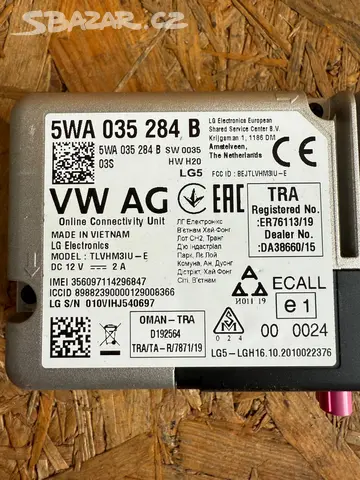 ŘJ pro služby online, 5WA 035 284 B, Škoda VW Seat - Pelhřimov - Bazar ...