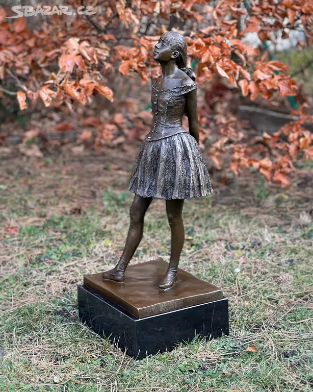 Bronzová socha Tanečnice baletka Degas dekorace - Praha - Bazar - Sbazar.cz