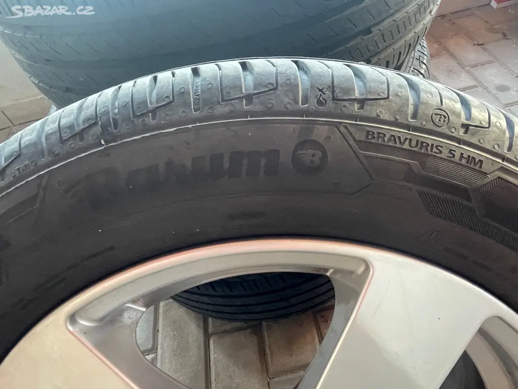 Letní pneu s disky Barum Bravuris 4 ks 195/55/R15V - Myslejovice ...