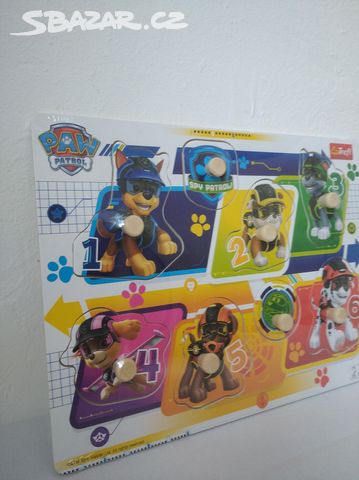 Dřevěná vkládačka Tlapková patrola NOVÁ - Bělá nad Radbuzou - Bazar - Sbazar.cz