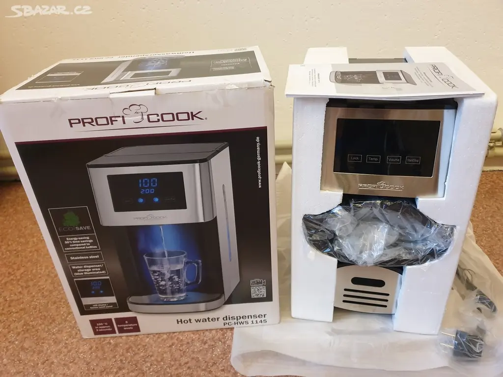 Profi Cook Germany HWS 1145 ohřívač vařič vody 4l - Letovice - Bazar ...