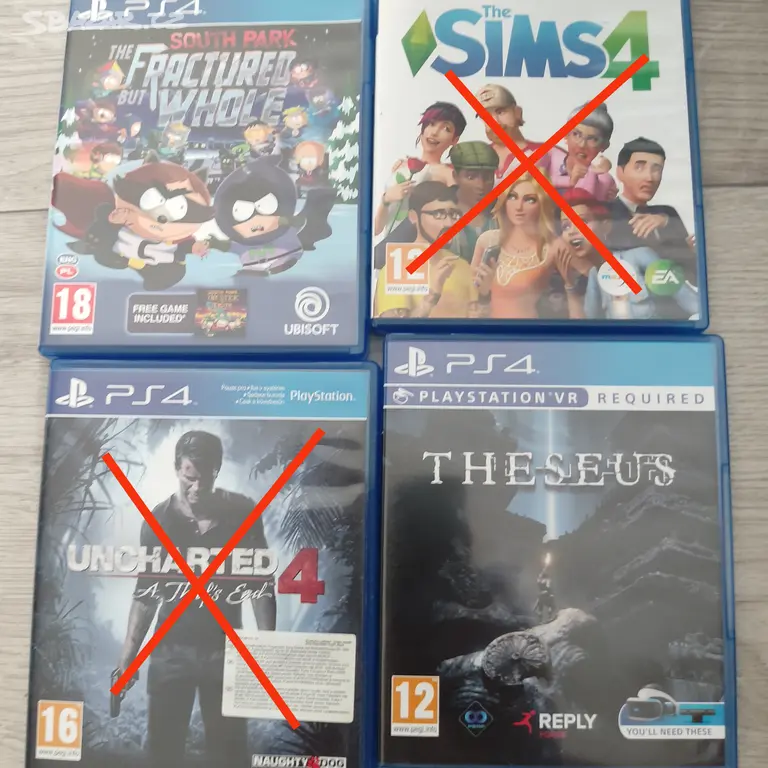PS4 hry game - Havlíčkův Brod - Bazar - Sbazar.cz
