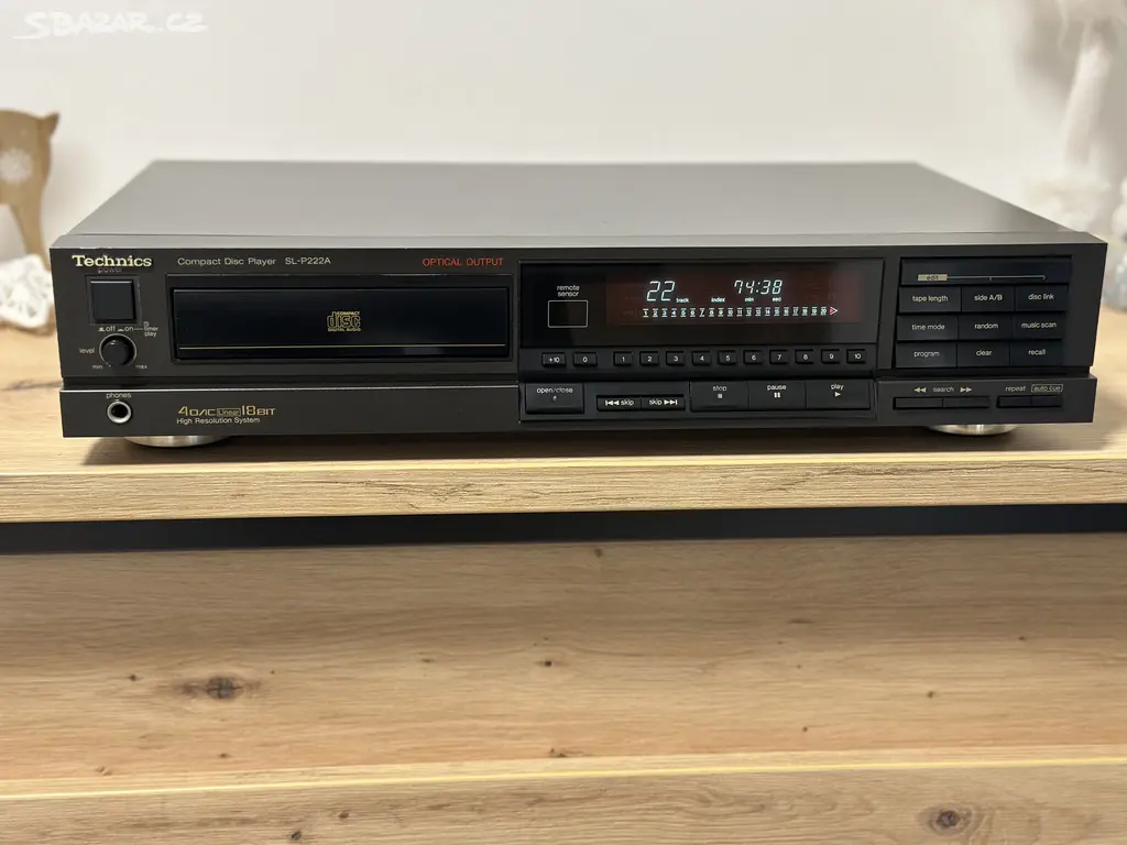 TECHNICS SL-P222A VINTAGE CD PŘEHRÁVAČ !! - Broumov - Bazar - Sbazar.cz