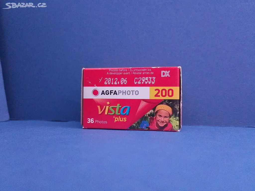 AGFA Vista plus 200 36 fotek film nový - Brno - Bazar - Sbazar.cz