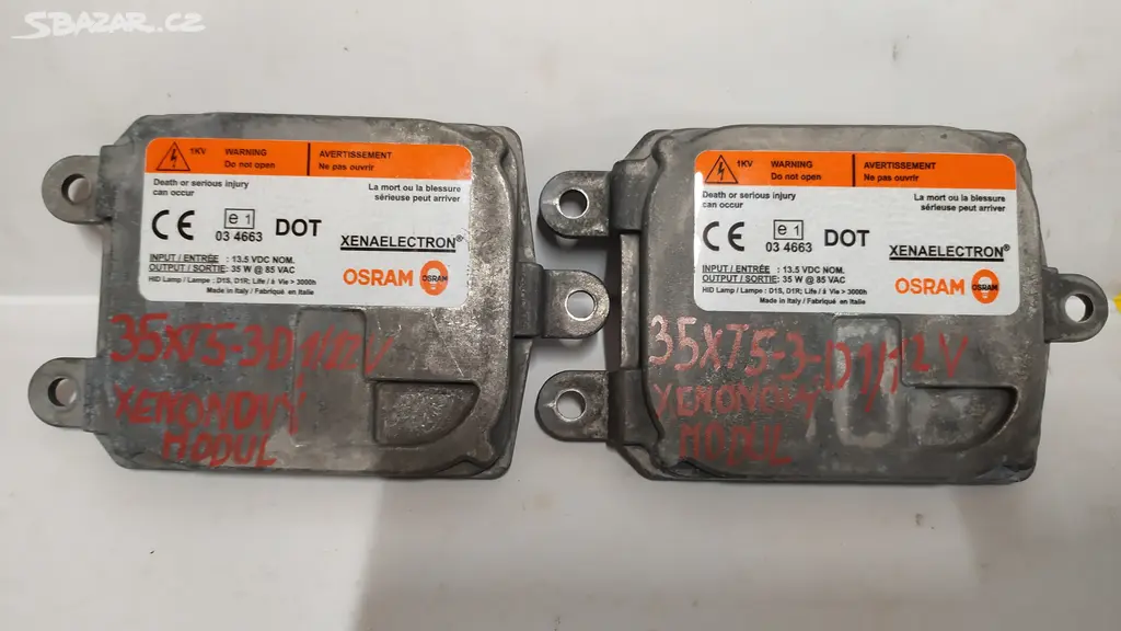 XENONOVÝ MODUL 35XT5-3-D1\12V - Kolín, Kolín II - Bazar - Sbazar.cz