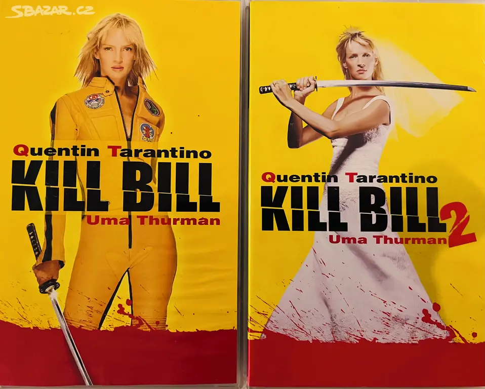 Kill Bill + Kill Bill 2 Uma Thurman VHS - Jindřichov - Bazar - Sbazar.cz