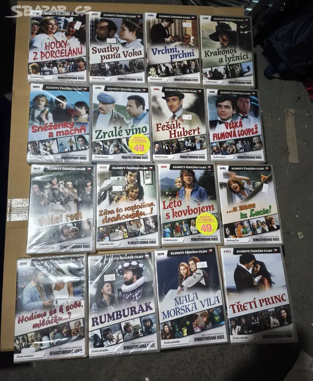 DVD České filmy a pohádky Nové zabalené 16ks - Blansko - Bazar - Sbazar.cz