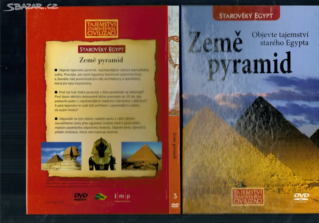 DVD ZEMĚ PYRAMID - STAROVĚKÝ EGYPT - Litoměřice, Předměstí - Bazar ...