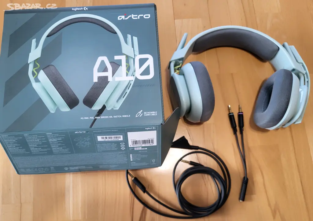 Herní sluchátka Logitech G Astro A10 PC Mint - Plzeň - Bazar - Sbazar.cz