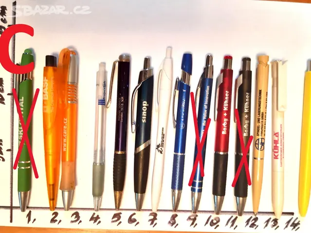 Staré a nové reklamní firemní propisovačky 6a6a6a - Hradec Králové ...