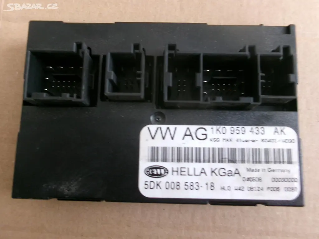 komfortní jednotka 1K0959433AK Škoda Vw Seat - Velké Meziříčí - Bazar ...