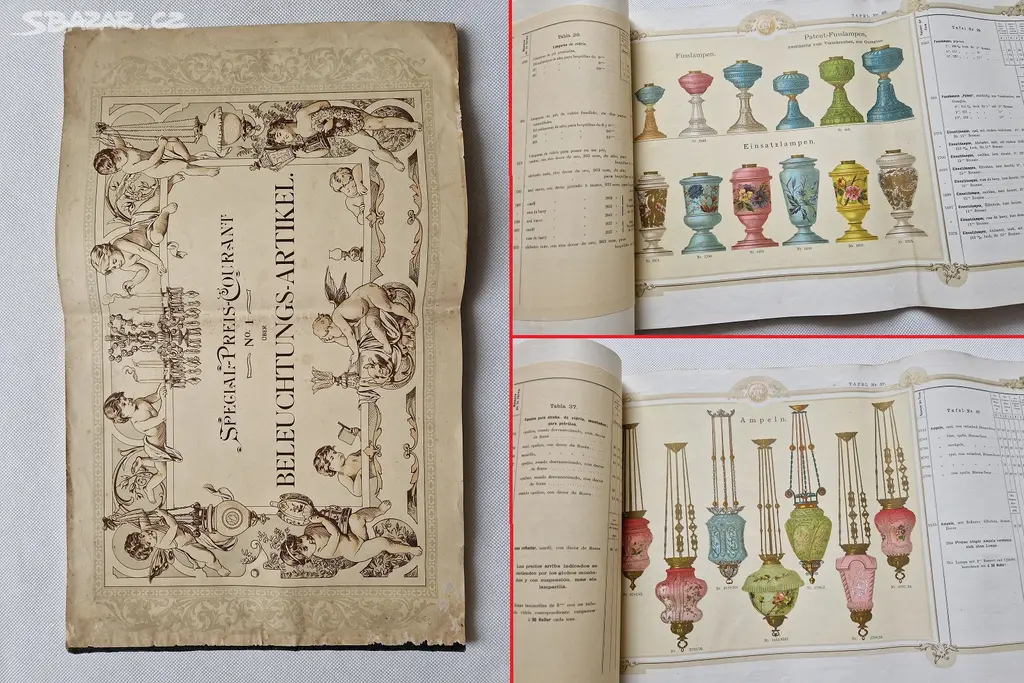 Vzorník katalog petrolejky Schreiber & Neffen RU - Praha - Bazar - Sbazar.cz