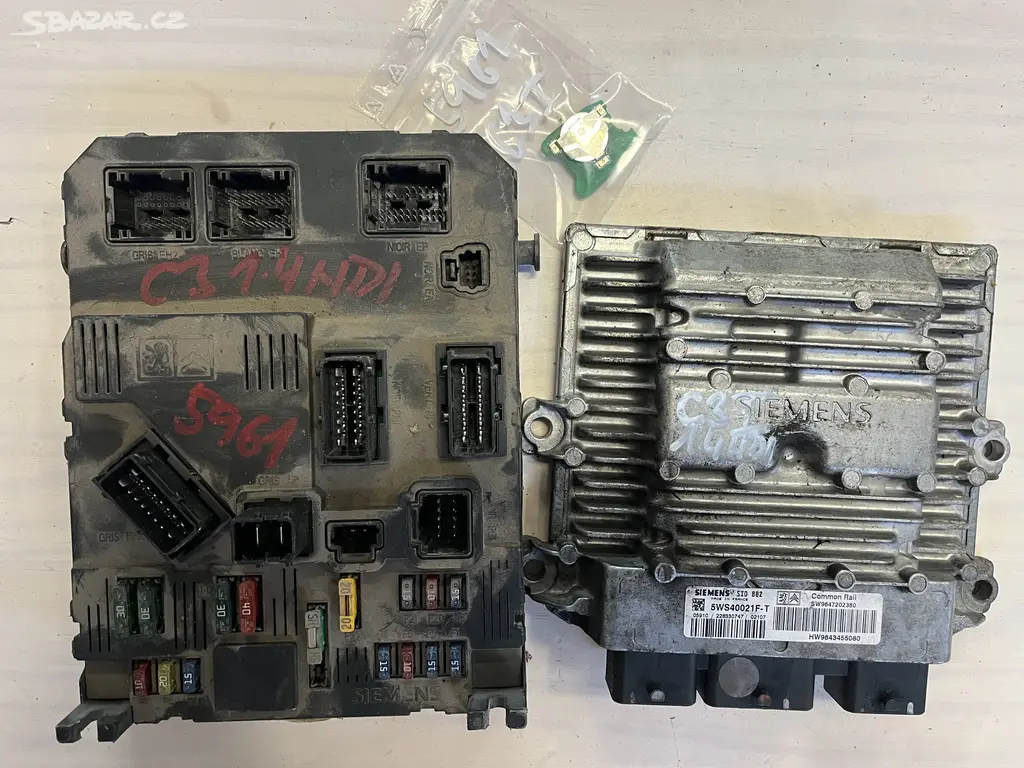 Řídící jednotka motoru Citroen C3 1.4 HDI SIEMENS - Rožnov pod ...