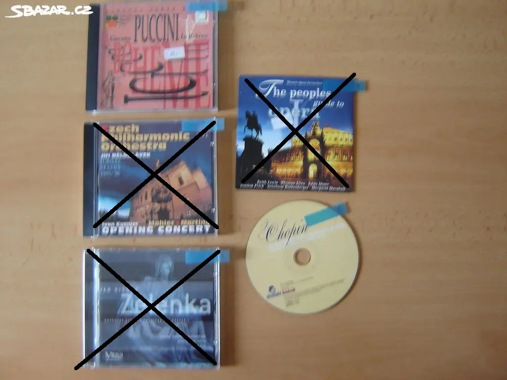 Originál CD - vážná hudba - cena za kus - Bechyně - Bazar - Sbazar.cz
