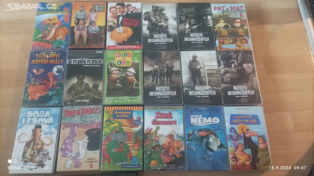 VHS kazety - České Budějovice, České Budějovice 2 - Bazar - Sbazar.cz