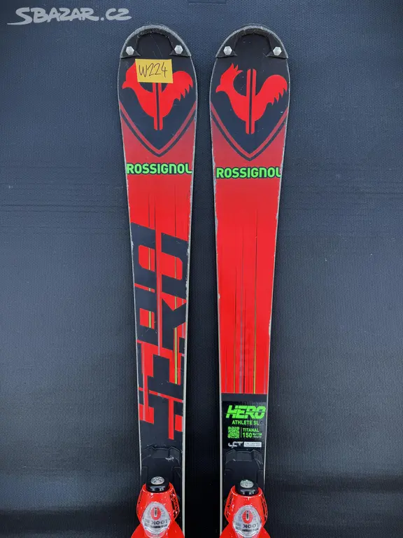Lyže ROSSIGNOL Hero SL 150 cm +váz. do 150 kg! - Stašov - Bazar - Sbazar.cz