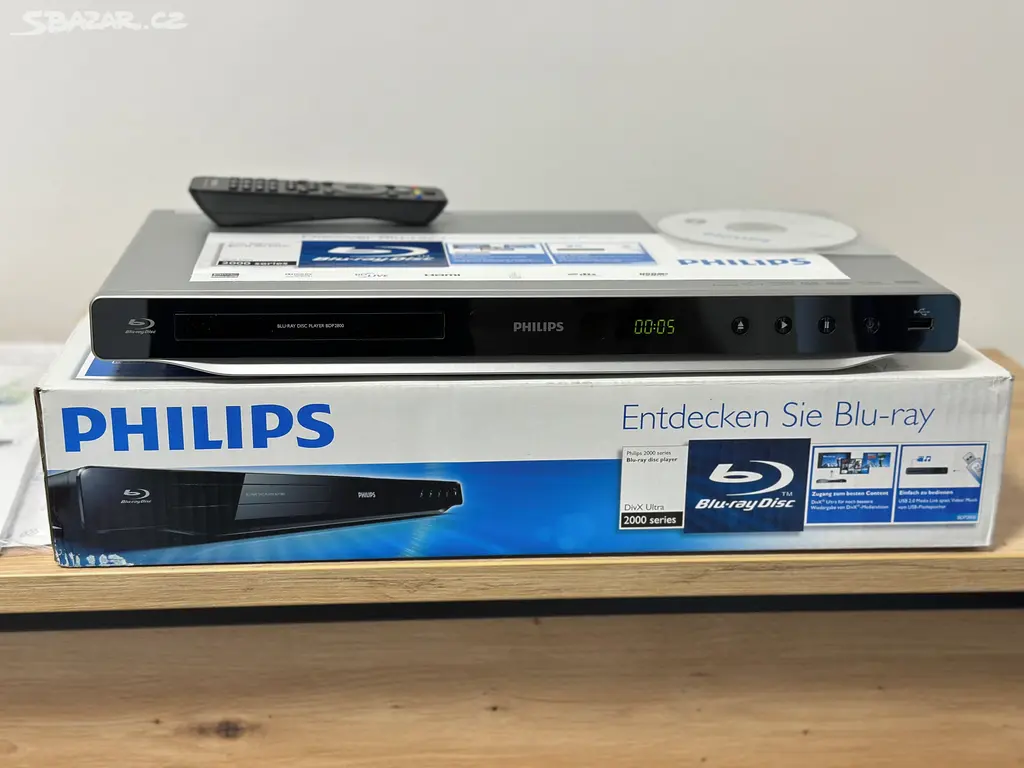 PHILIPS BDP-2000/12 BLURAY DVD PŘEHRÁVAČ KOMPLET ! - Broumov - Bazar ...
