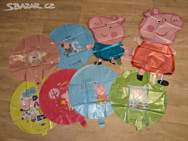 Nové balónky s Pepa Pig, dekorace na oslavu 42 ks - Český Těšín - Bazar ...
