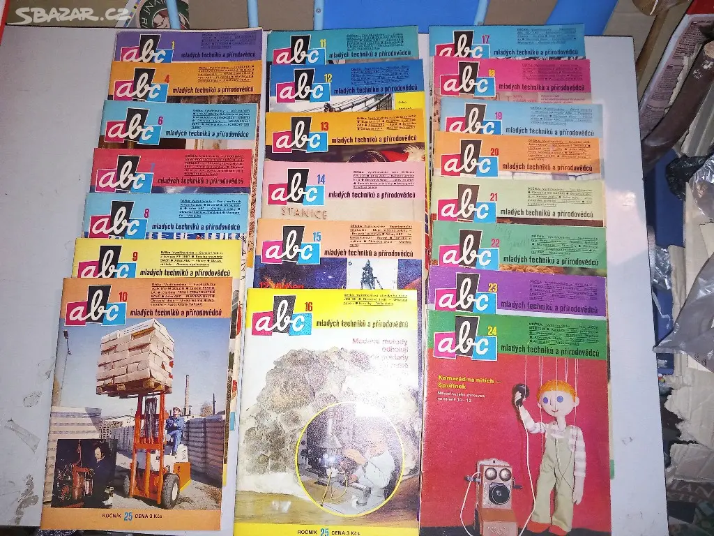 ABC MLADÝCH TECHNIKŮ A PŘÍRODOVĚDCŮ r.25 21čísel - Zlín - Bazar - Sbazar.cz