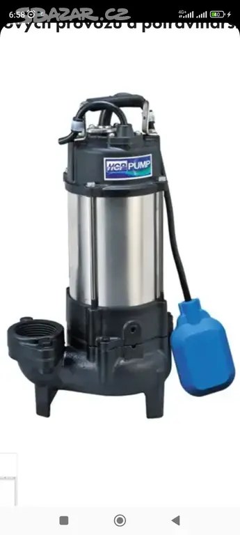 HCP BF-21UN kalové čerpadlo s plovákem - Louny - Bazar - Sbazar.cz
