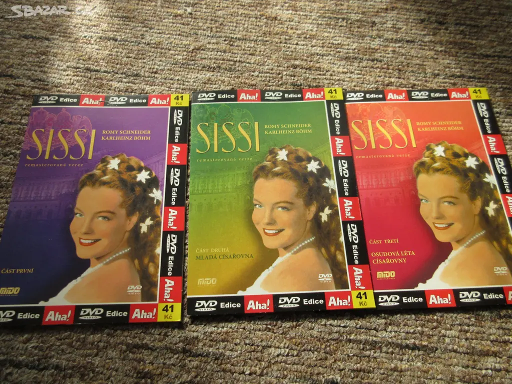DVD - Sissi - 3 ks. - Jihlava - Bazar - Sbazar.cz
