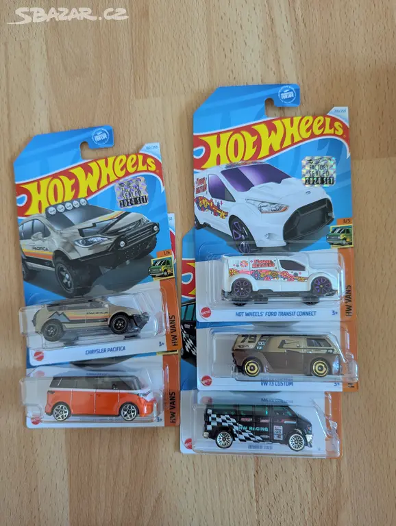 Hot Wheels Vans set 2024 TH - Brno, Komárov - Bazar - Sbazar.cz