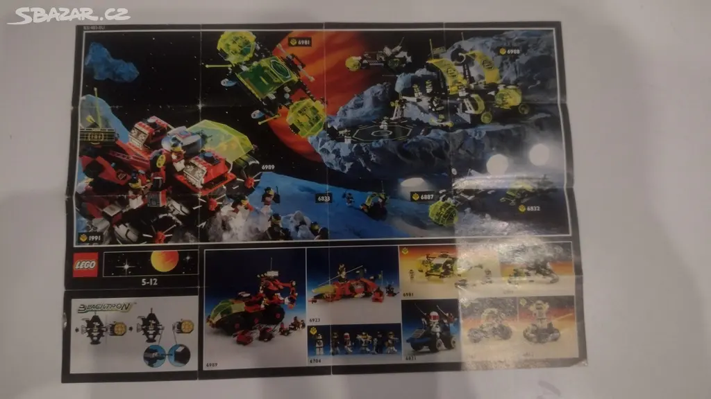 Lego leták rok 1991, space - Brno-město - Bazar - Sbazar.cz