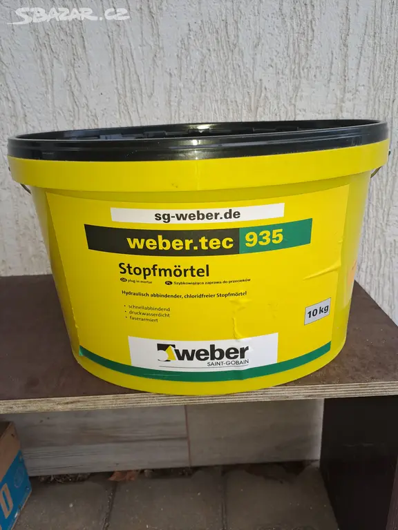 Utěsňovací malta Webertec 935 10 kg - Dolní Újezd - Bazar - Sbazar.cz