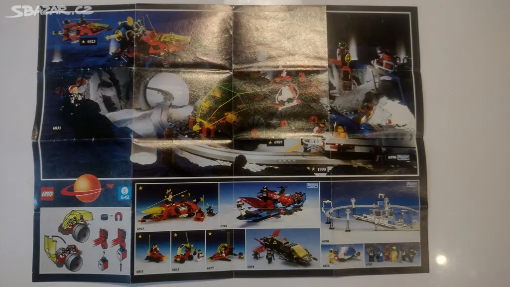 Lego leták rok 1990 space - Brno-město - Bazar - Sbazar.cz