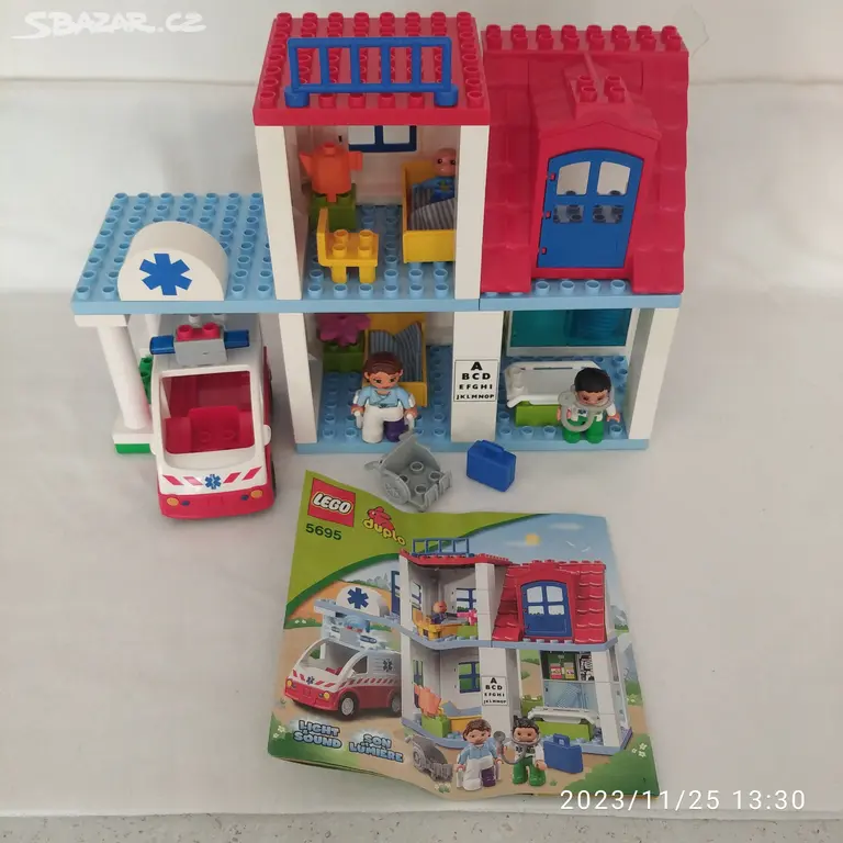 Lego duplo 5695 Nemocnice - Praha, Horní Počernice - Bazar - Sbazar.cz