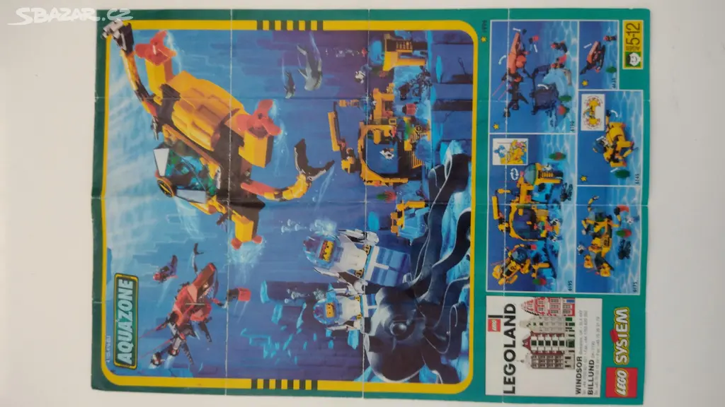 Lego leták rok 1996, aqua - Hajany - Bazar - Sbazar.cz