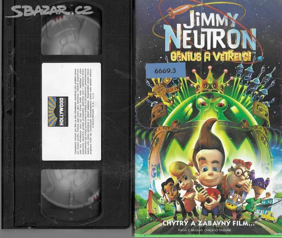 jimmy neutron gěnius a vetřelci vhs - Praha, Chodov - Bazar - Sbazar.cz