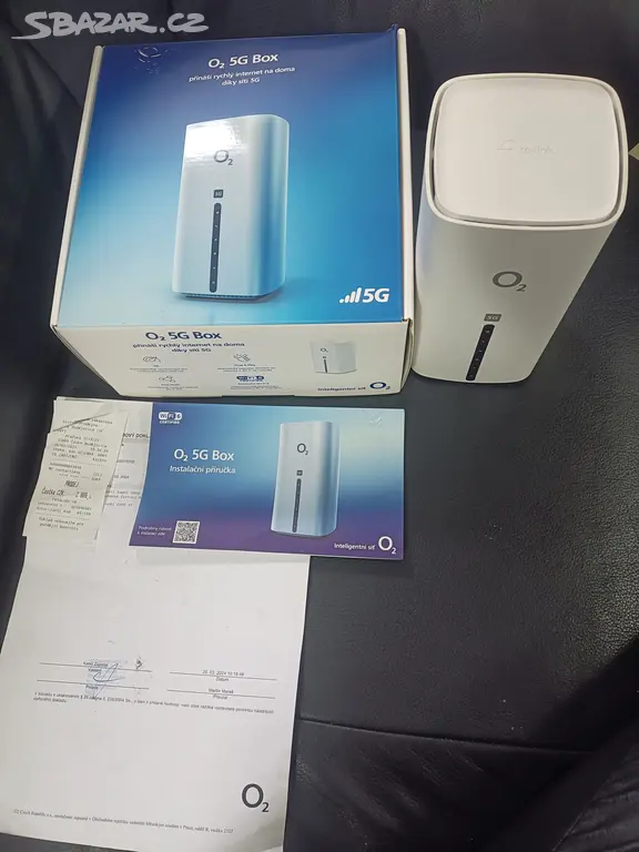 Modem O2 5G Box, doklad, záruka, adaptér,krabička - České Budějovice ...