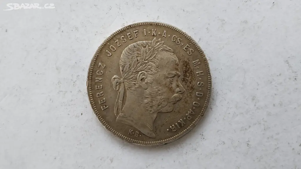 1 Forint 1879 Rakousko uherská stříbrná mince. - Černé Voděrady - Bazar ...